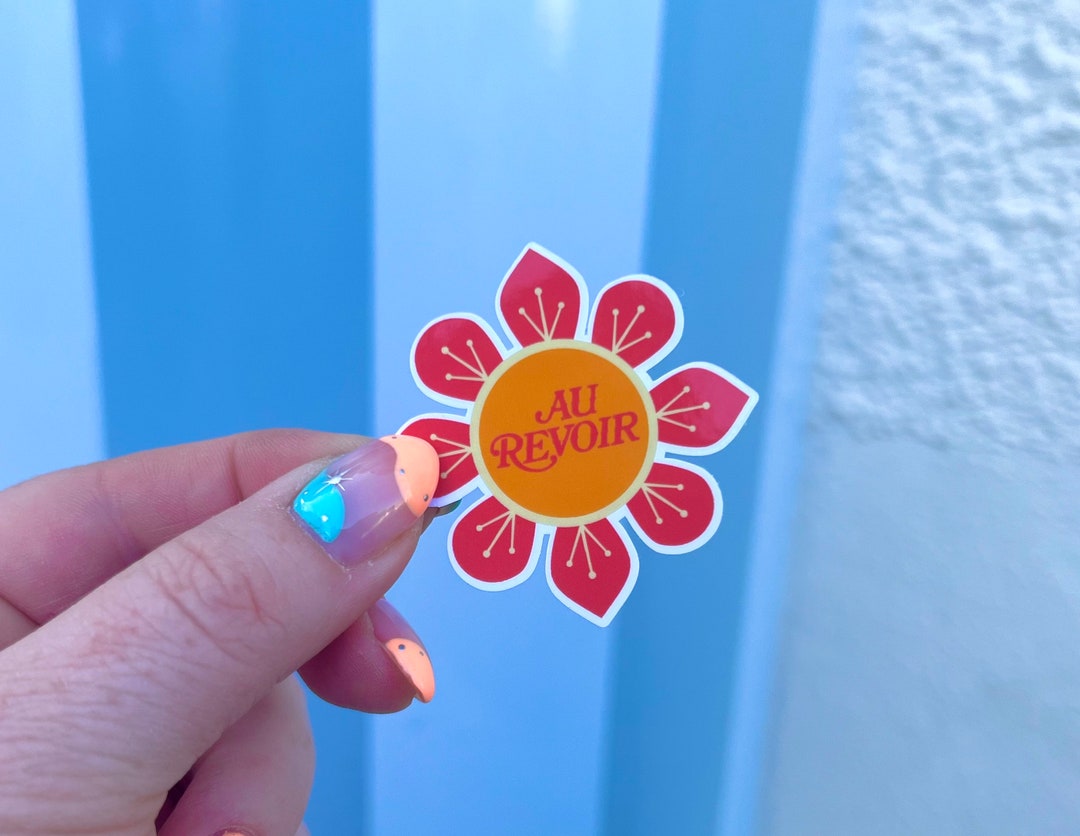 Small World Au Revoir Sign Sticker, Disneyland Stickers, Fantasyland ...