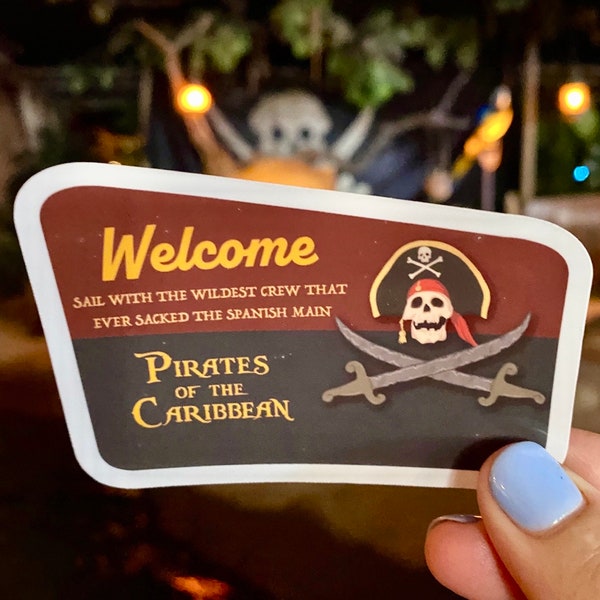 Pirates of the Caribbean Sign - Etsy