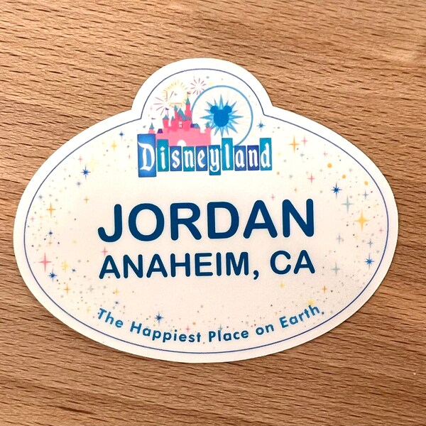 Name Tag Stickers - Etsy