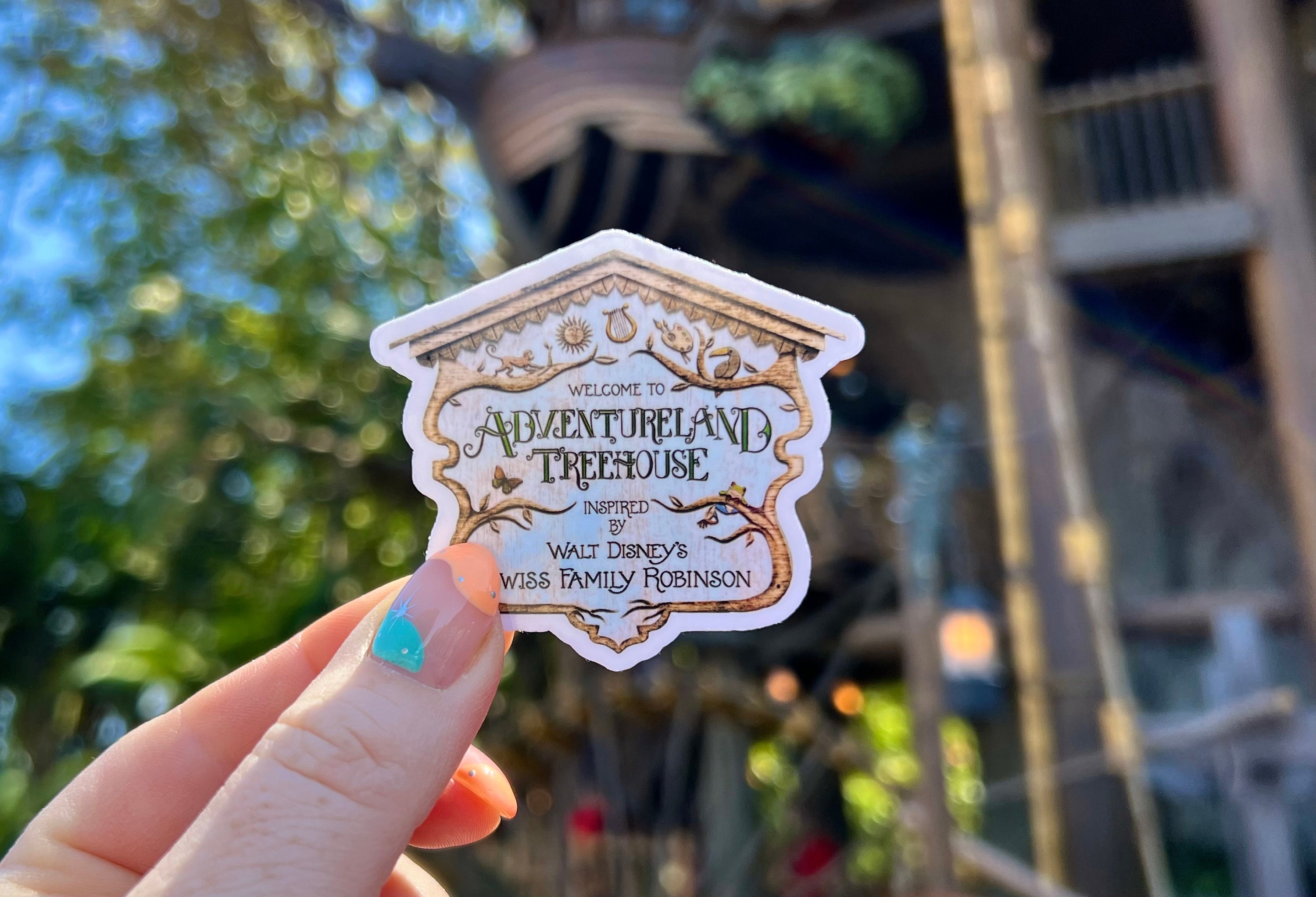 Adventureland Disneyland Sign