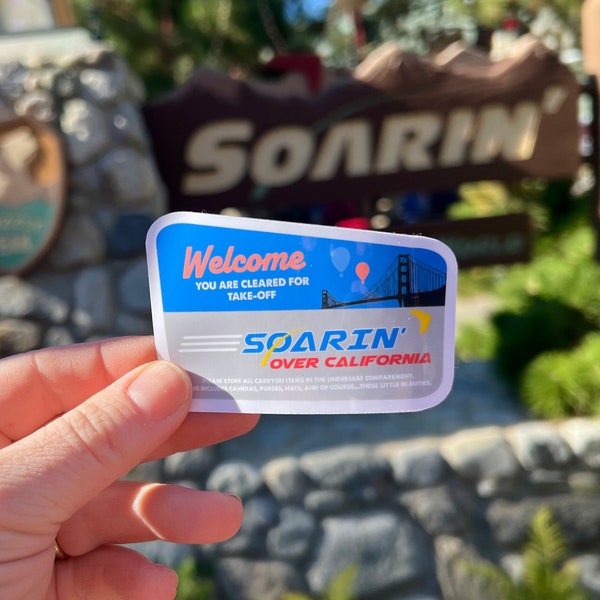 Soarin Over California - Etsy