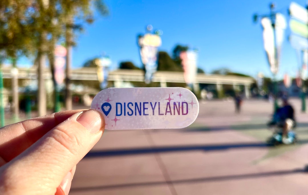 Disneyland Destination Drop Pin Shimmering Sticker, Disneyland Gifts ...