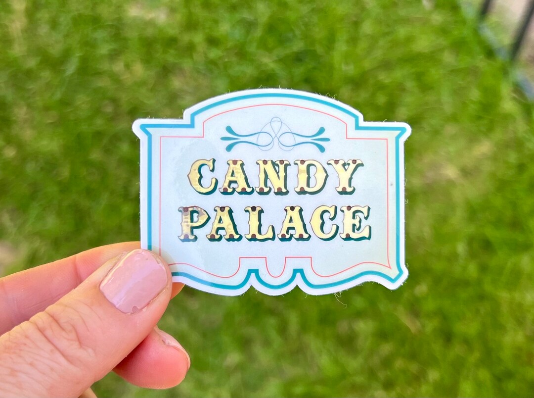 Candy Palace, Disneyland Sticker, Disneyland Food, Classic Vintage ...