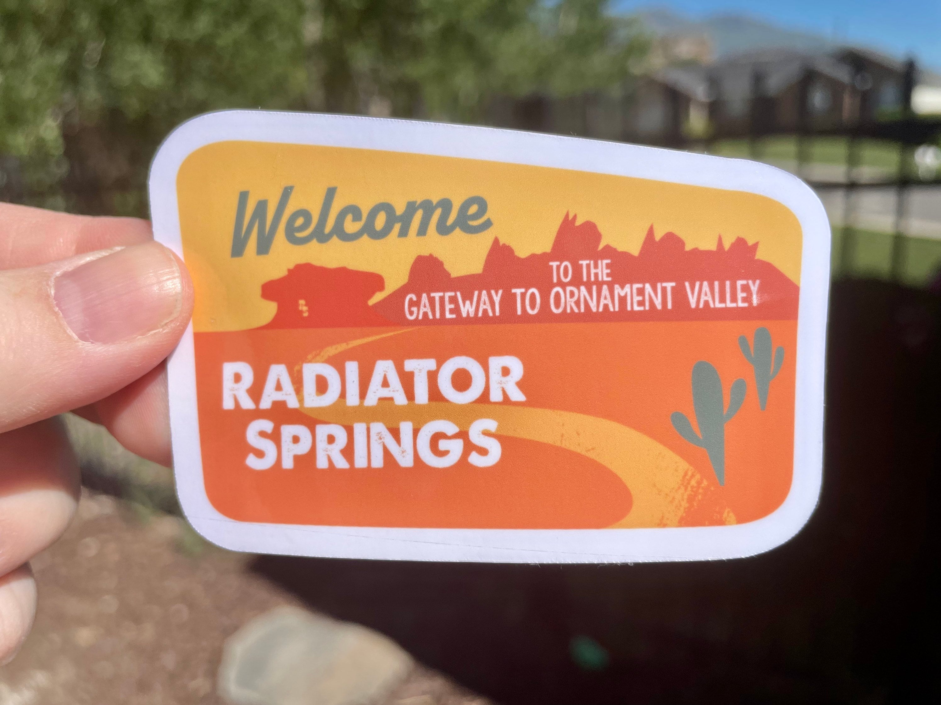 Radiator Springs, Disneyland Stickers, Disney Cars Movie, Disneyland ...