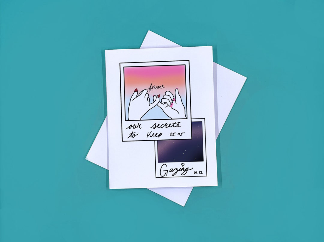 Forever. Our secrets to keep, Best Friend Card, BFF Card - Etsy Italia