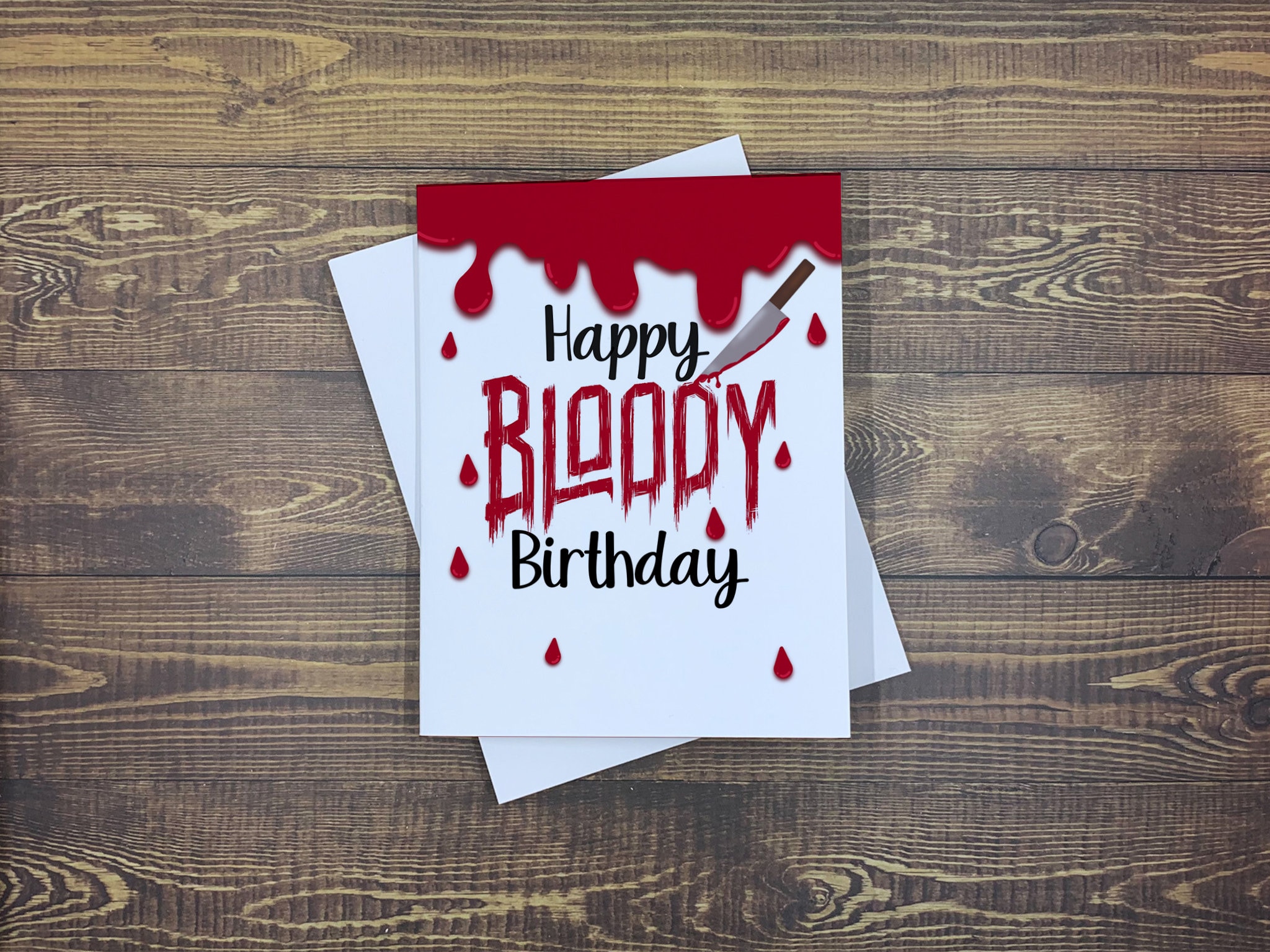 Bloody Birthday Card Horror Fan Birthday Card Slasher Card - Etsy Canada