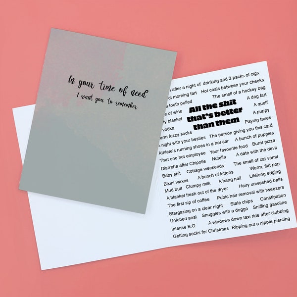 Break up Card - Etsy