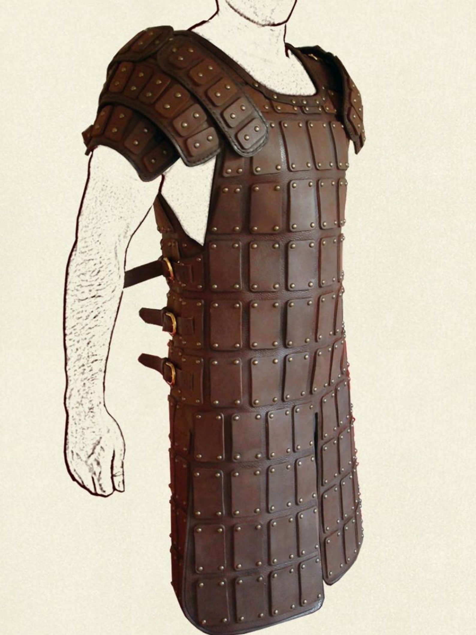 Plated Leather Armour / Armor - Etsy UK