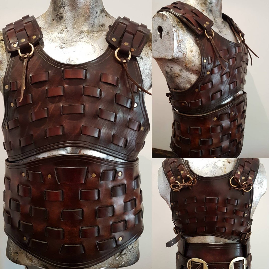 Woven Leather Armour - Etsy