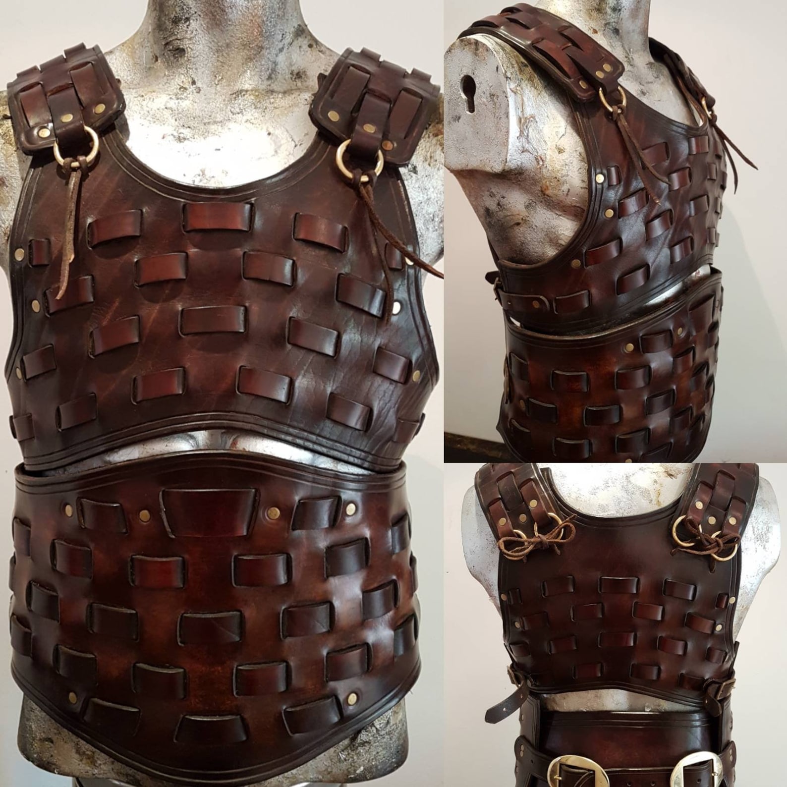 Woven Leather Armour - Etsy