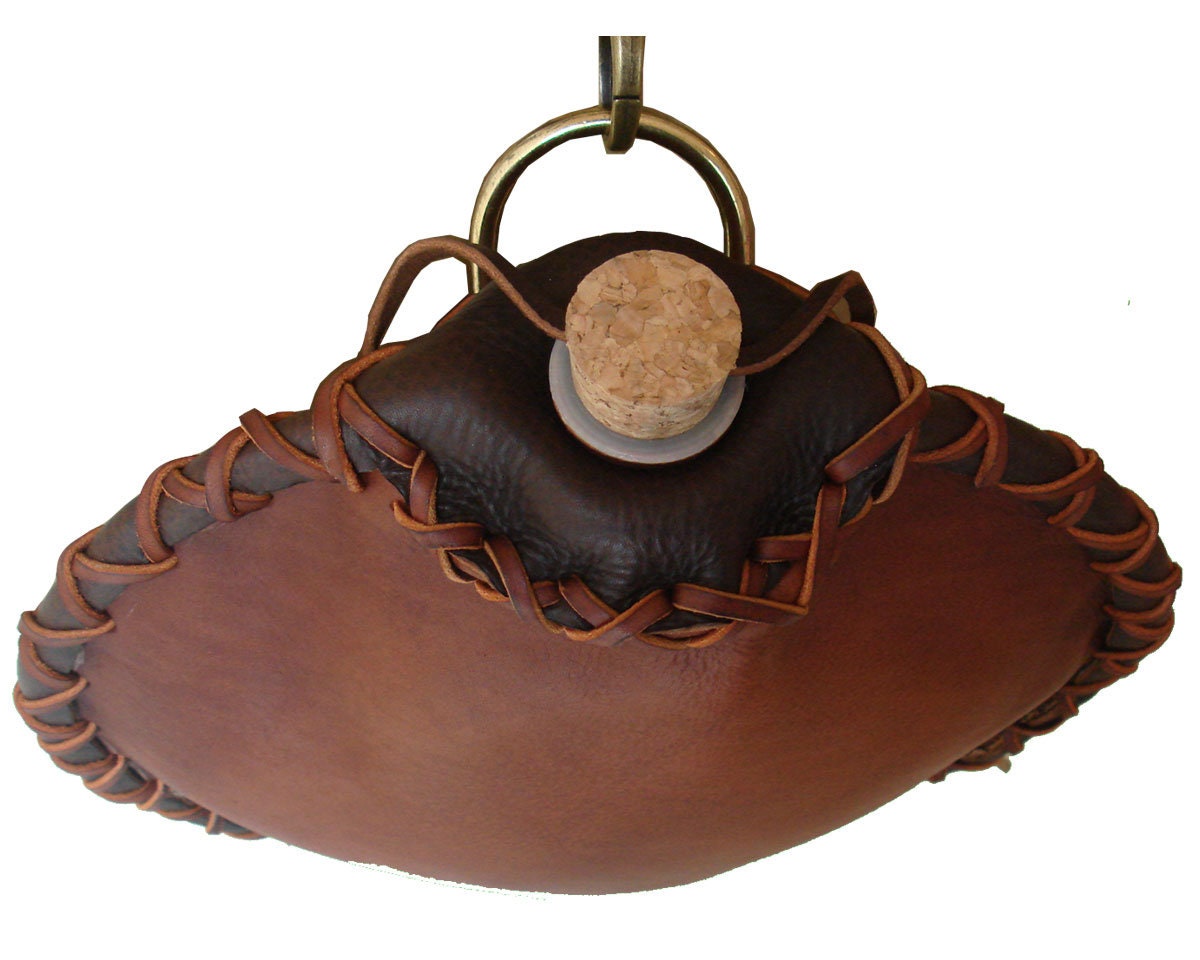 Wine Bladder/water Skin - Large Round in Brown 4 Litters - Etsy