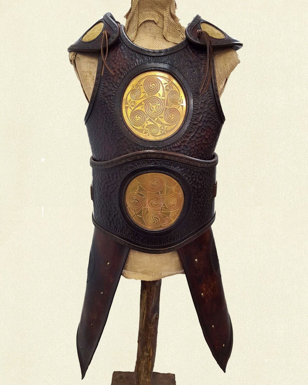 Leather Armour – Textured La Tene Brass Etching / Set - Etsy