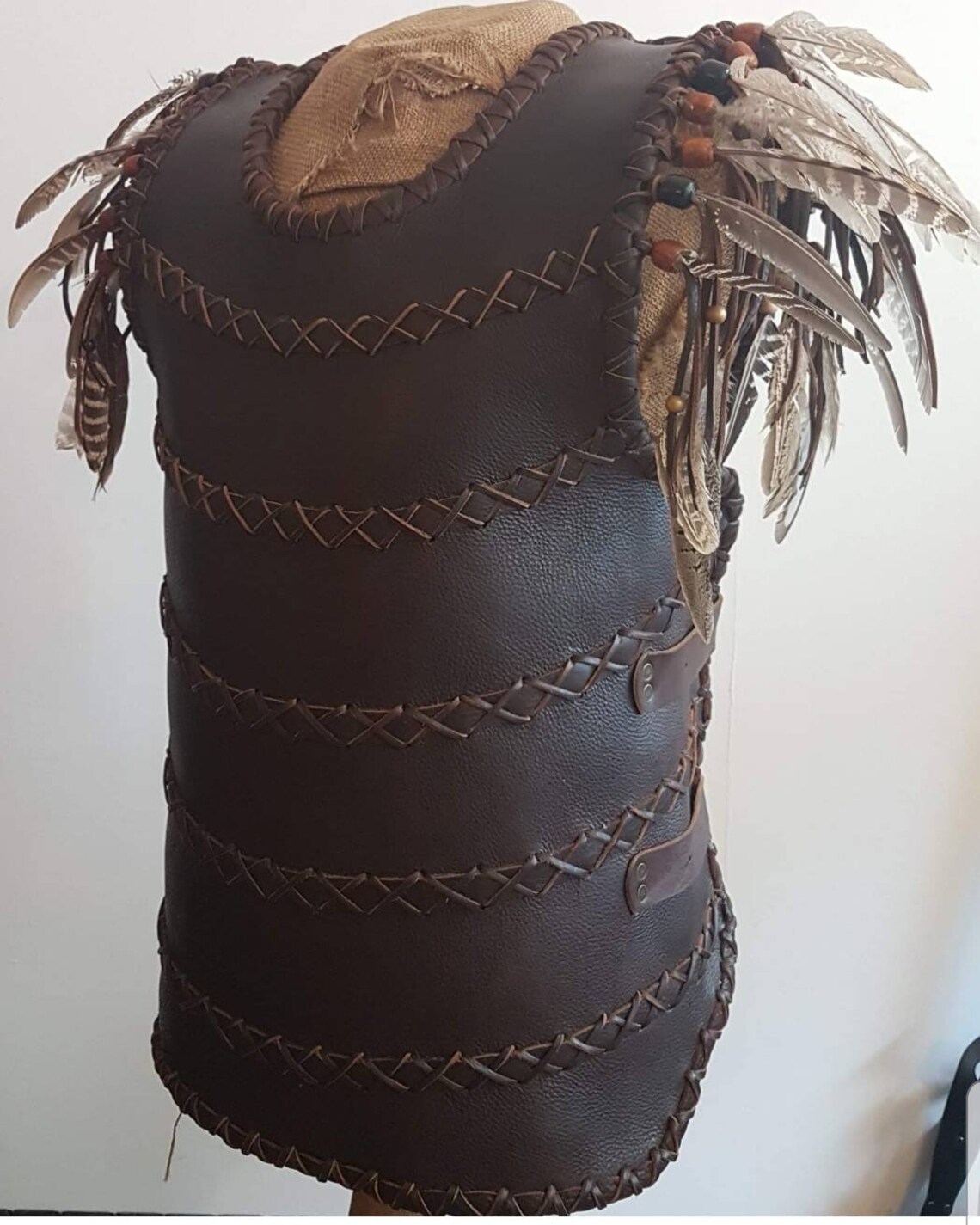 Leather Feathered Armour 2 - Etsy
