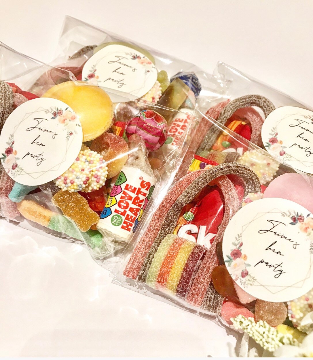 Pre-filled Personalised Sweet Packs Hen Do Wedding Birthday | Etsy