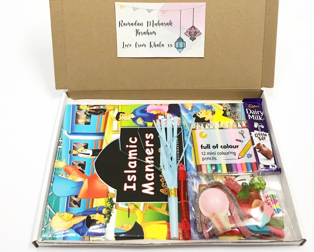 Children’s Islamic Ramadan Eid Activity Box Gift for Children Islamic ...