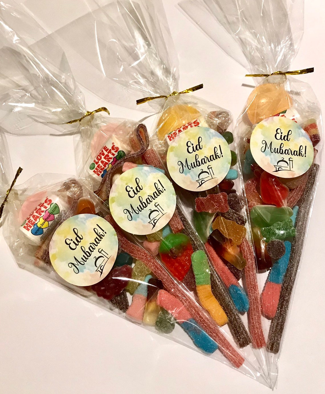 Pre-filled Medium Personalised Ramadan & Eid Sweet Cones Ramadan Eid ...