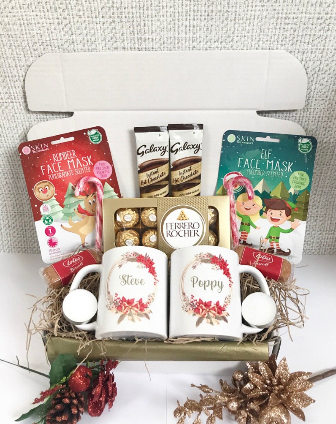 Luxury His and Hers Christmas Pamper Hamper Self Care Hug in a Box ...