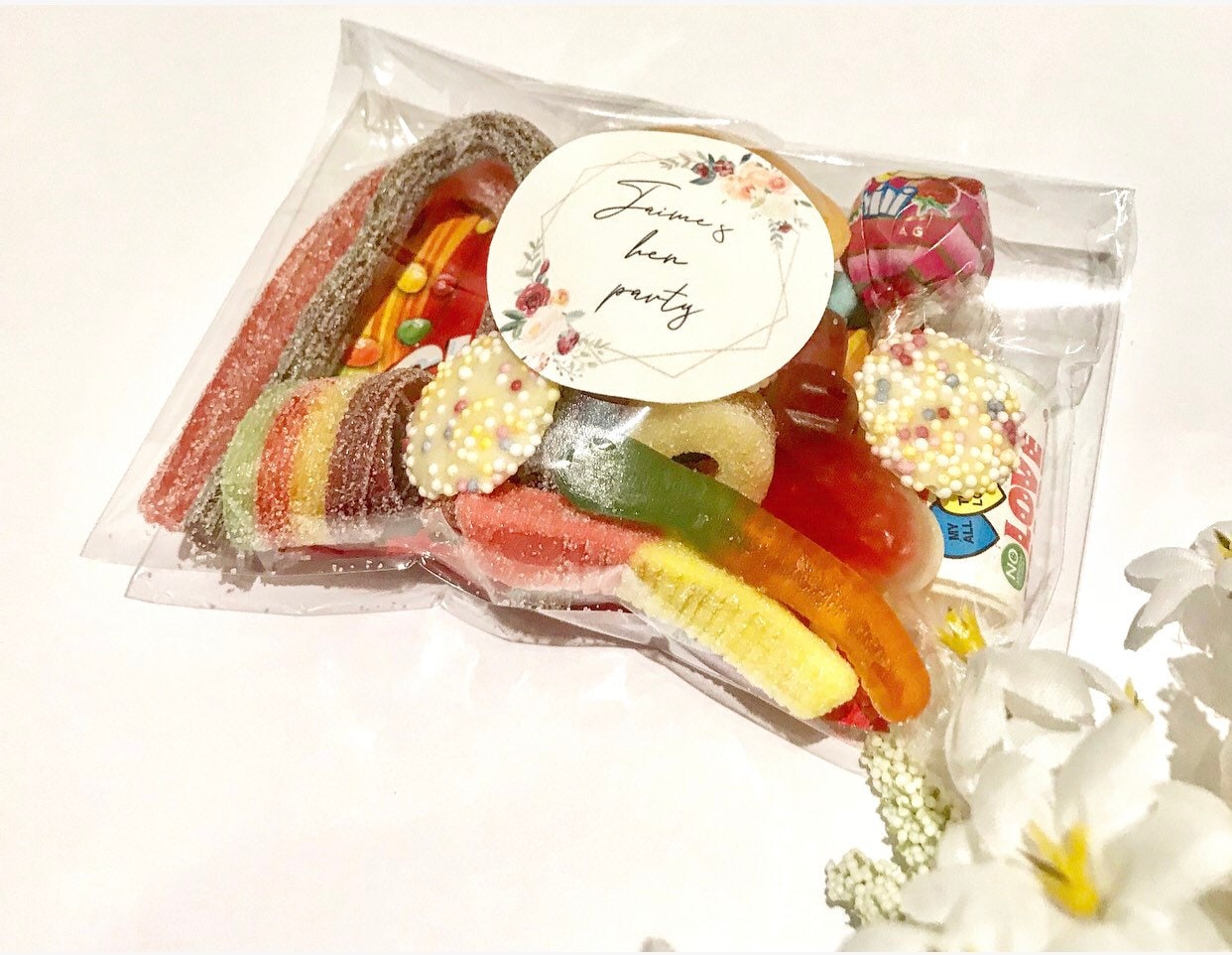 Pre-filled Personalised Sweet Packs Hen Do Wedding Birthday | Etsy
