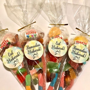 Pre-filled Medium Personalised Ramadan & Eid Sweet Cones Ramadan Eid ...