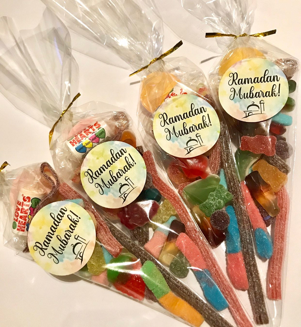 Pre-filled Medium Personalised Ramadan & Eid Sweet Cones Ramadan Eid ...