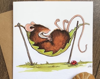 Mouse, Mice, Blank Greeting Card, Birthday Card, for Any Occasion - Etsy