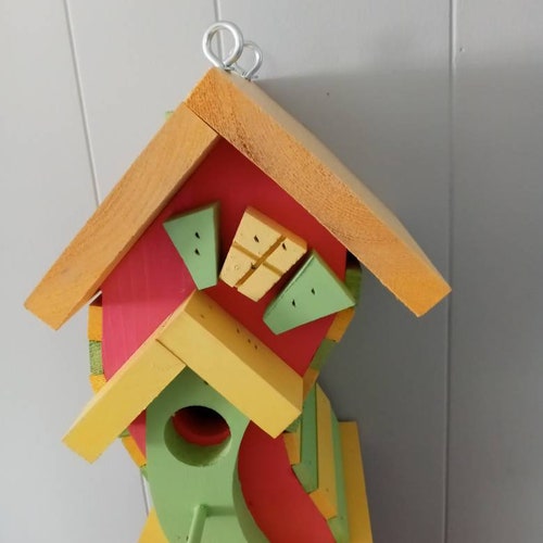 CROOKED BIRDHOUSE DOUBLE - Etsy