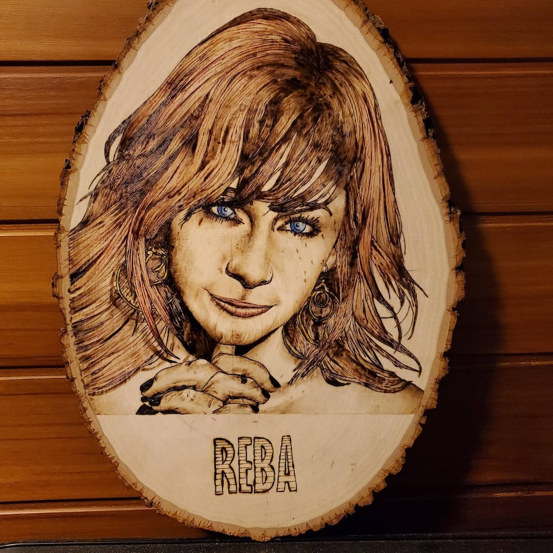Custom, Hand Made, Wood Burned Pyrography Portraits. - Etsy