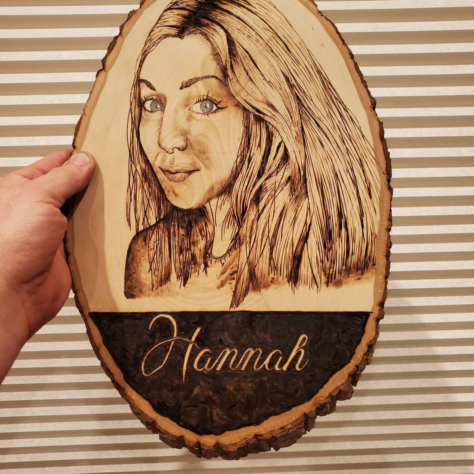 Custom, Hand Made, Wood Burned Pyrography Portraits. - Etsy