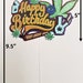 Cannabis Happy Birthday Cake Topper Weed Leaf Marijuana Cake Topper ...