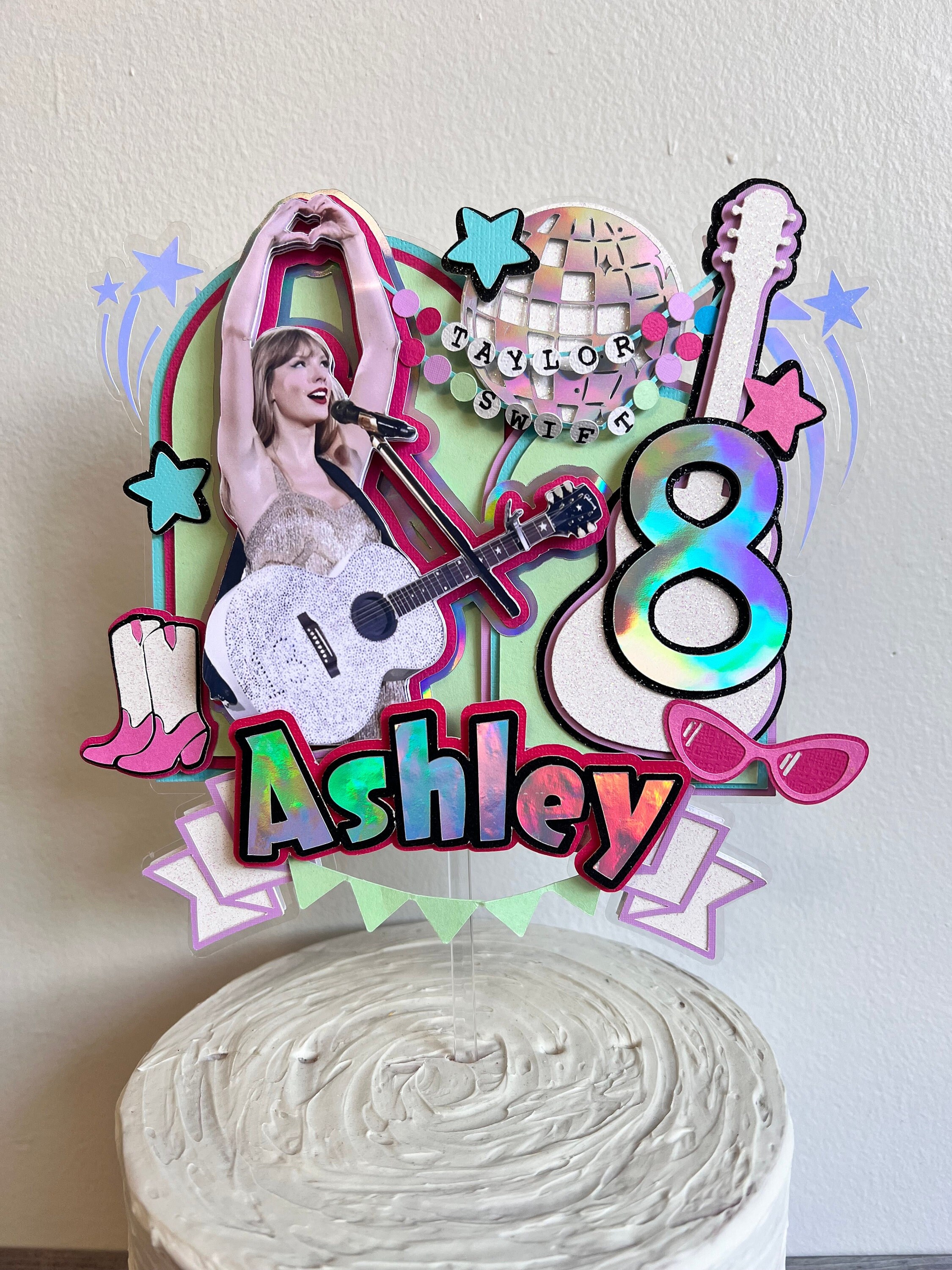 Taylor Swift Cake Topper, Taylor Swift Party, Taylor Swift Party Decor ...