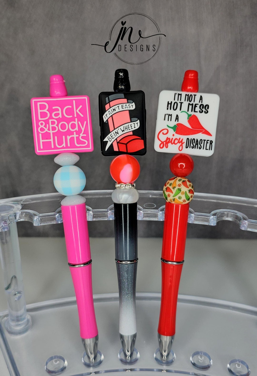 Beaded Pen - Funny | Back and Body Hurts | It Ain't Easy Being Wheezy ...