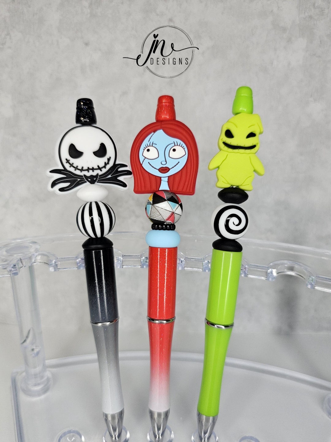 Beaded Pen - NBC | Nightmare | Christmas | Jack | Sally | Oogie - Etsy
