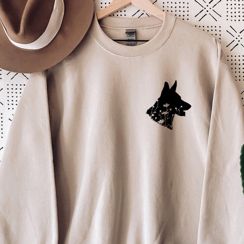 Shepherd Sweatshirt Shepherd Mandala Floral Apparel Shepherd - Etsy