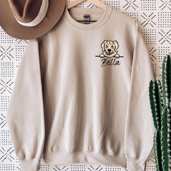 Dog Face Sweatshirt - Etsy