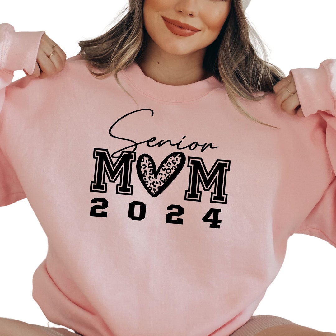 Senior Mom 2024 Sweatshirt, Mothers Day Gift, Custom Crewneck ...