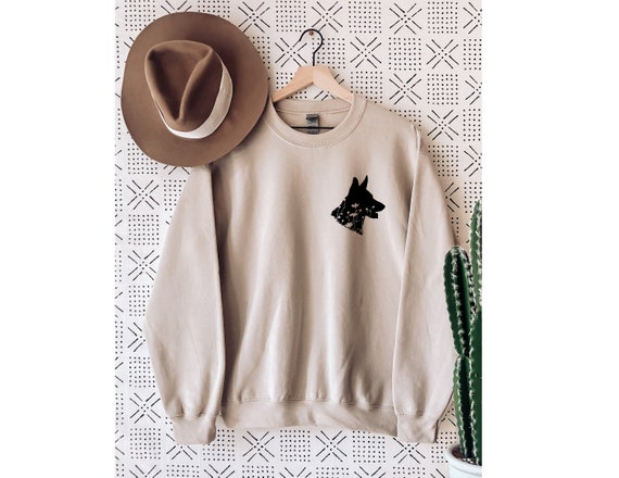 Shepherd Sweatshirt Shepherd Mandala Floral Apparel Shepherd - Etsy
