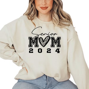 Senior Mom 2024 Sweatshirt, Mothers Day Gift, Custom Crewneck ...