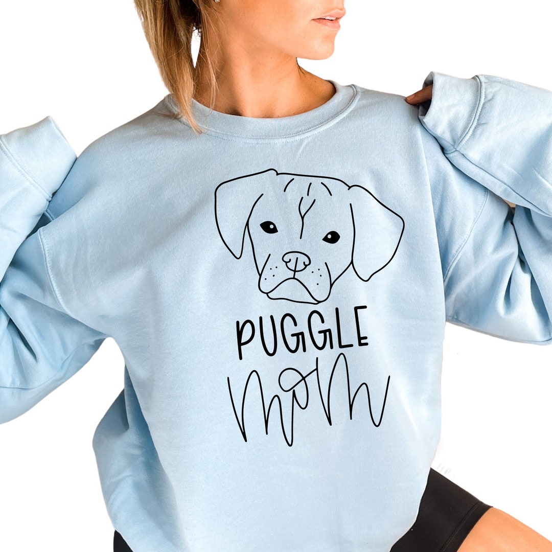 Puggle Dog Mom Sweatshirt, Gift for Puggle Lover, Puggle Dog Mom ...
