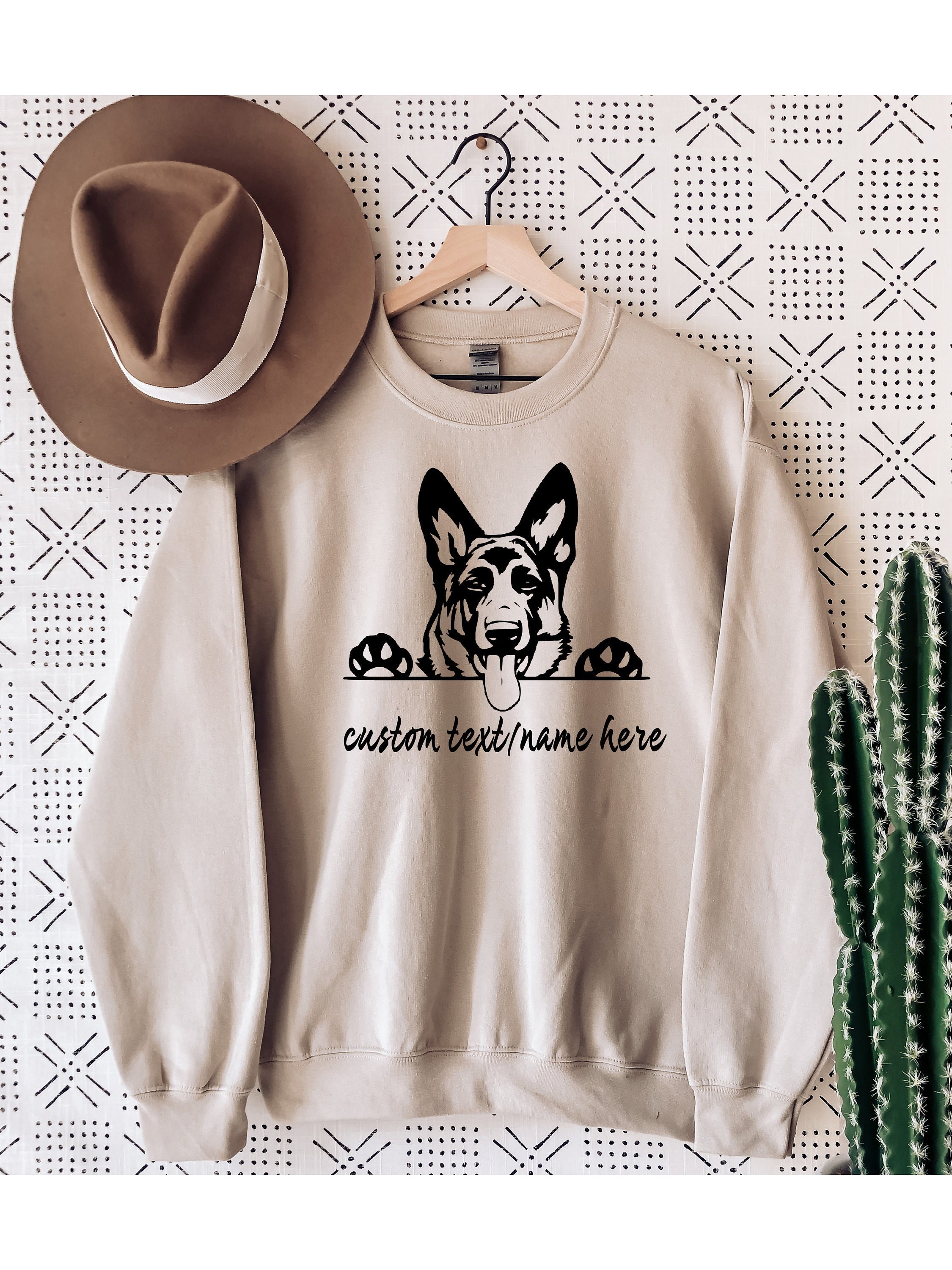 Customized German Shepherd Sweatshirt Dog Mama Hoodie With - Etsy