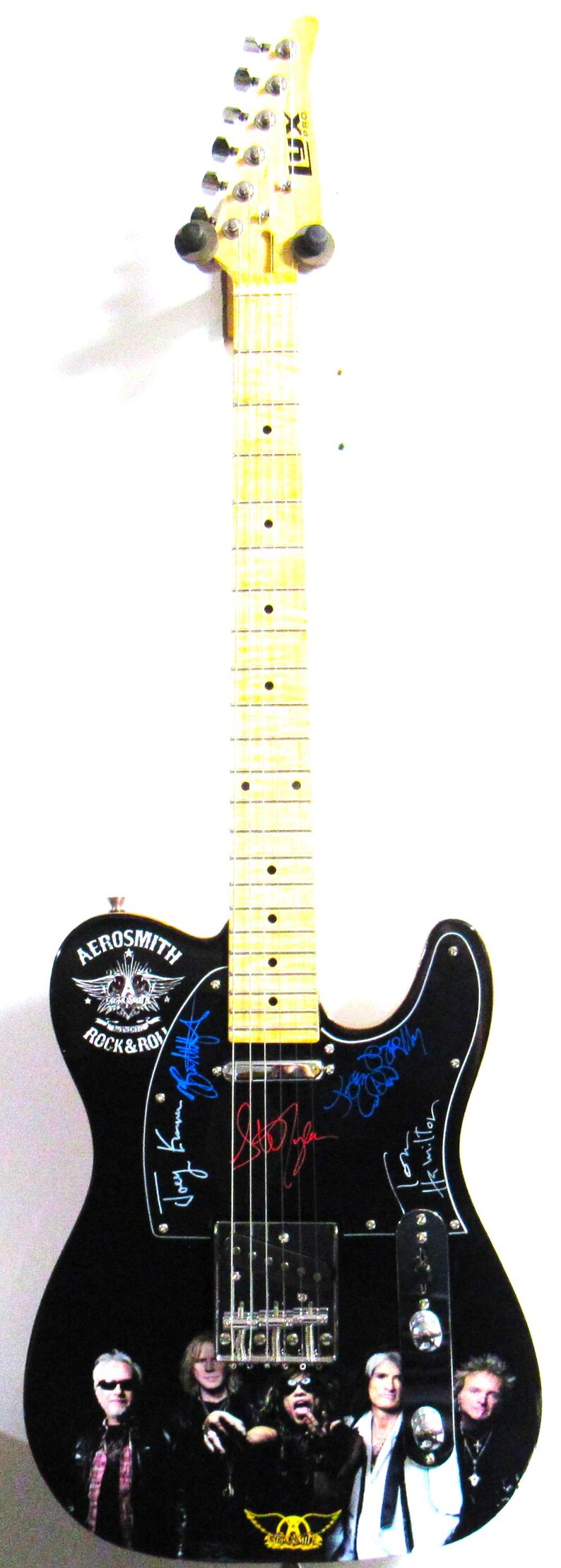Aerosmith Autographed Custom Guitar - Etsy