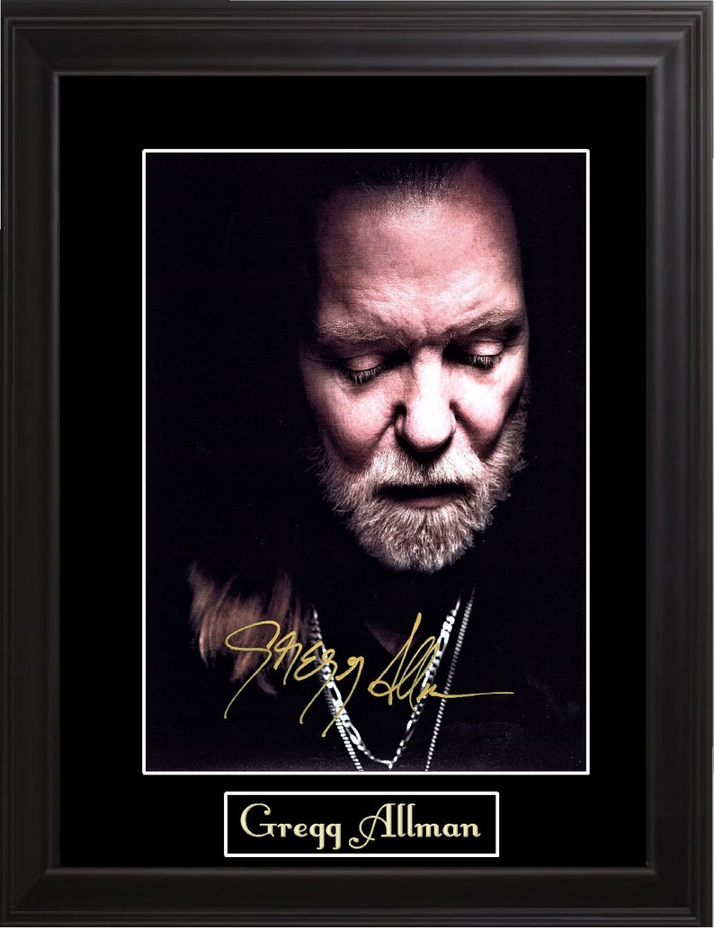 Greg Allman Autographed Photo - Etsy