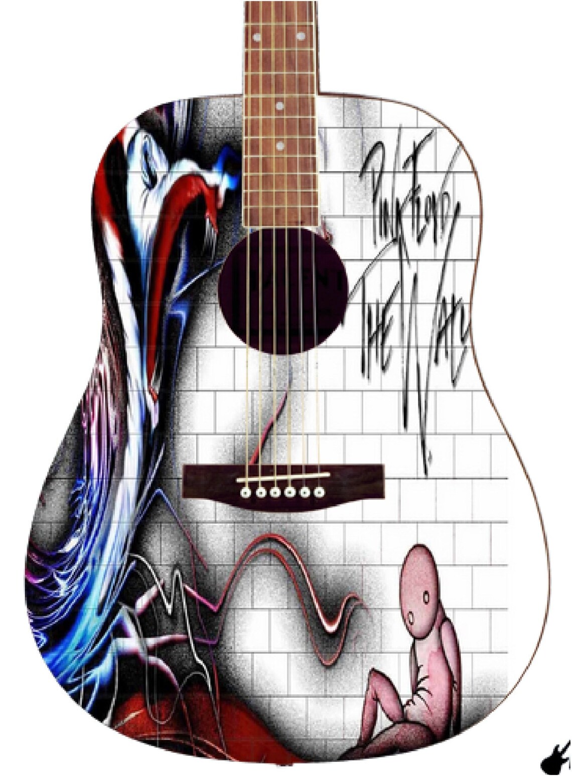 Custom Pink Floyd Guitar - Etsy