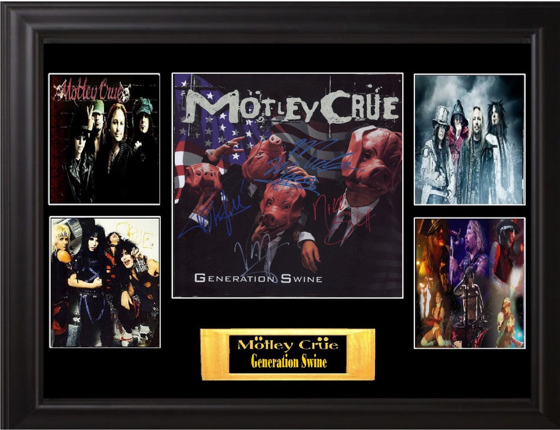 Motley Crue Generation Swine Autographed LP - Etsy