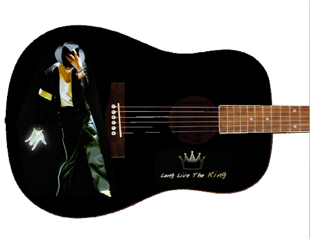Michael Jackson Custom Guitar - Etsy