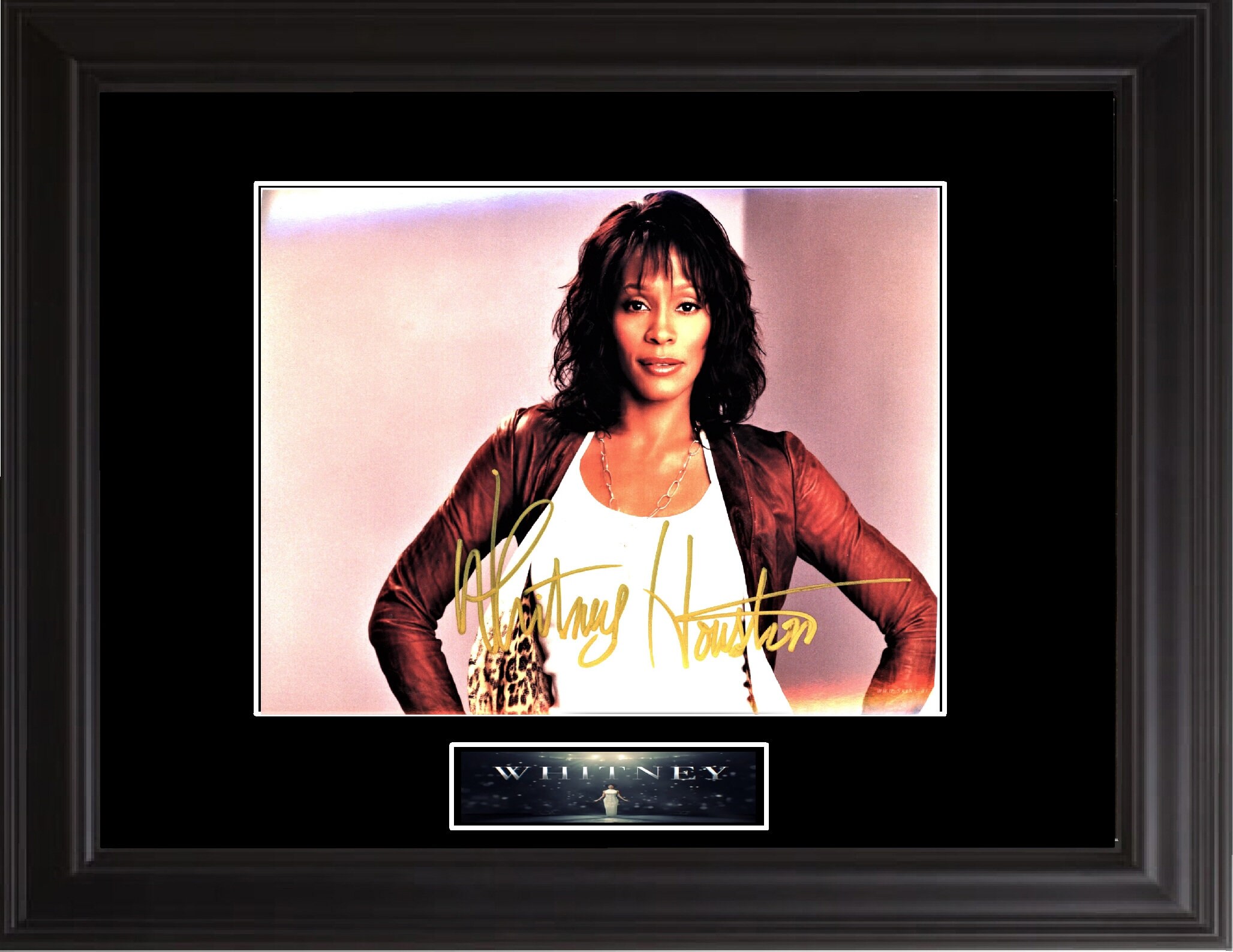 Whitney Houston Autographed Photo - Etsy