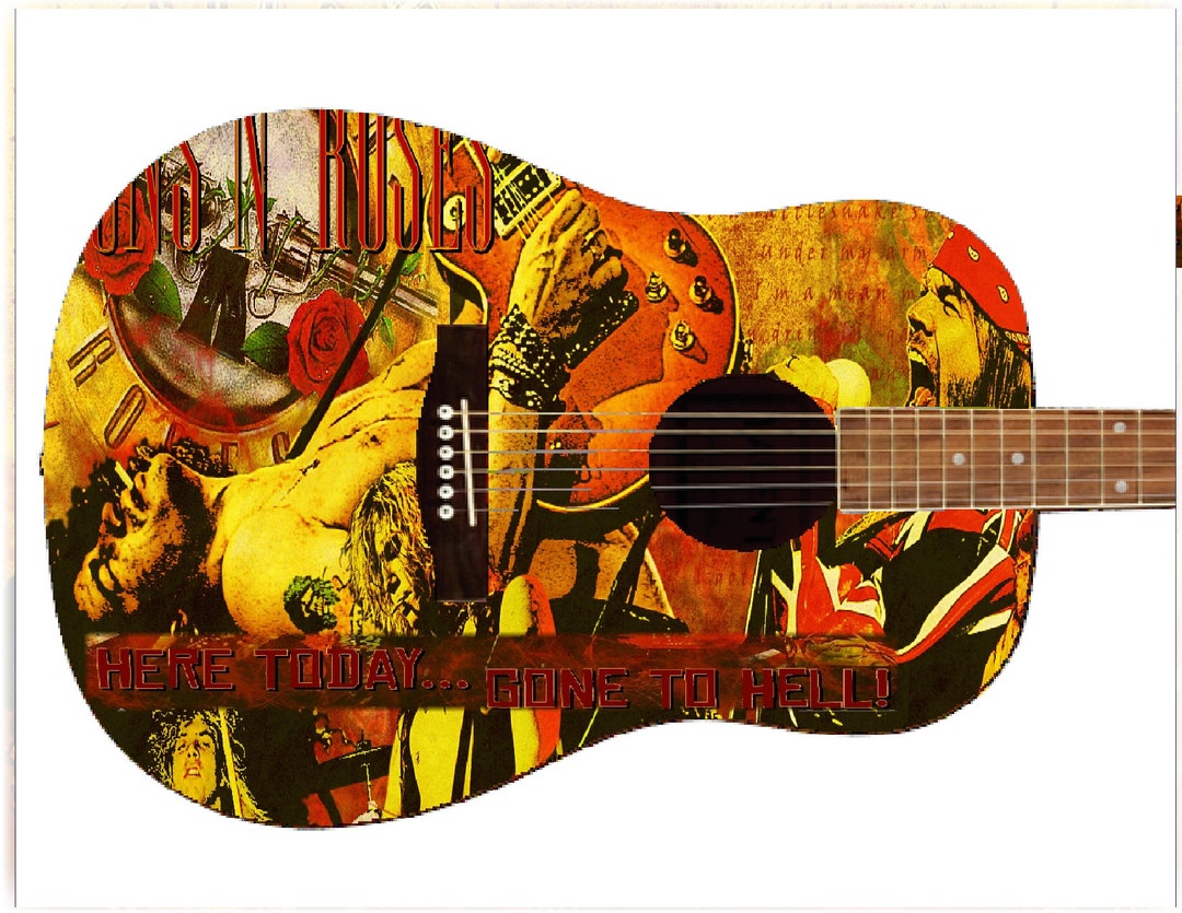 Guns N' Roses Custom Guitar - Etsy