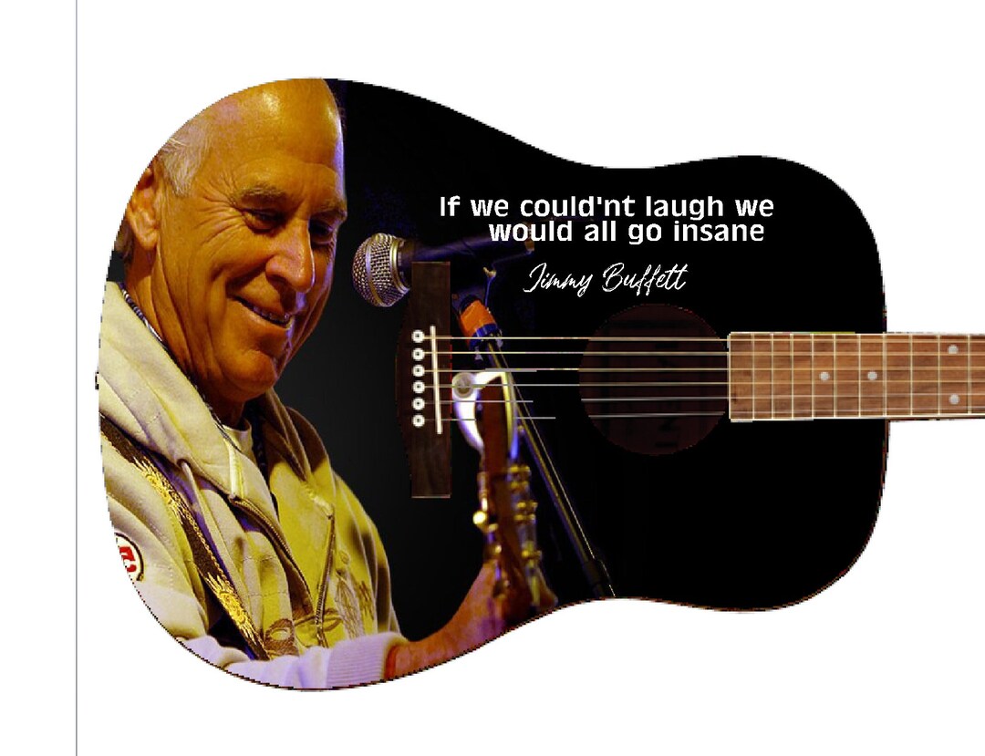 Jimmy Buffett Custom Guitar - Etsy