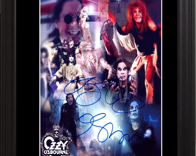 Ozzy Osbourne Autographed Photo - Etsy