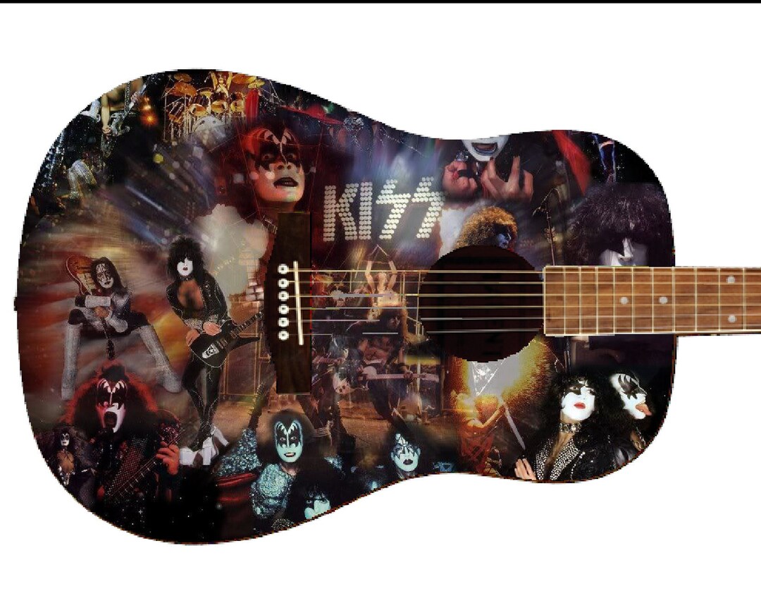 Kiss Custom Guitar - Etsy