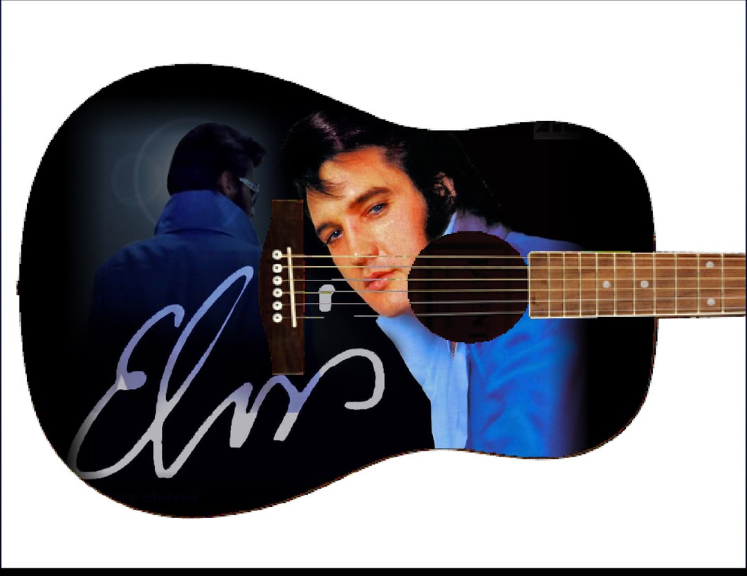Elvis Custom Guitar - Etsy